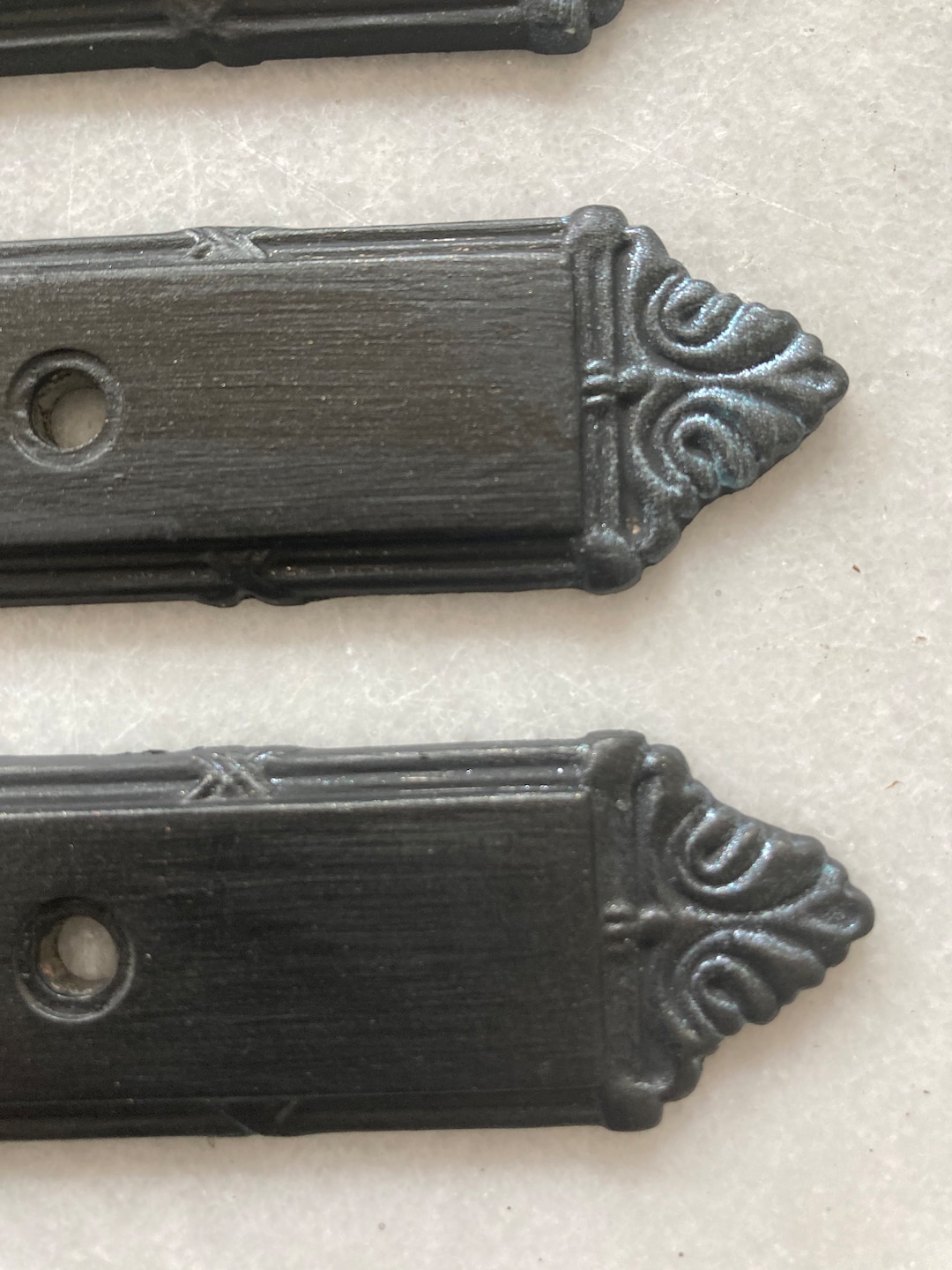 Vintage Style Knob Plate for Dressers or Cabinets Farmhouse Shabby Chic ...