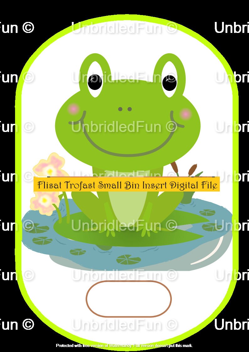 Frog Pond Bundle of 2 - FLISAT Table Small Trofast Bin Insert DIGITAL ...