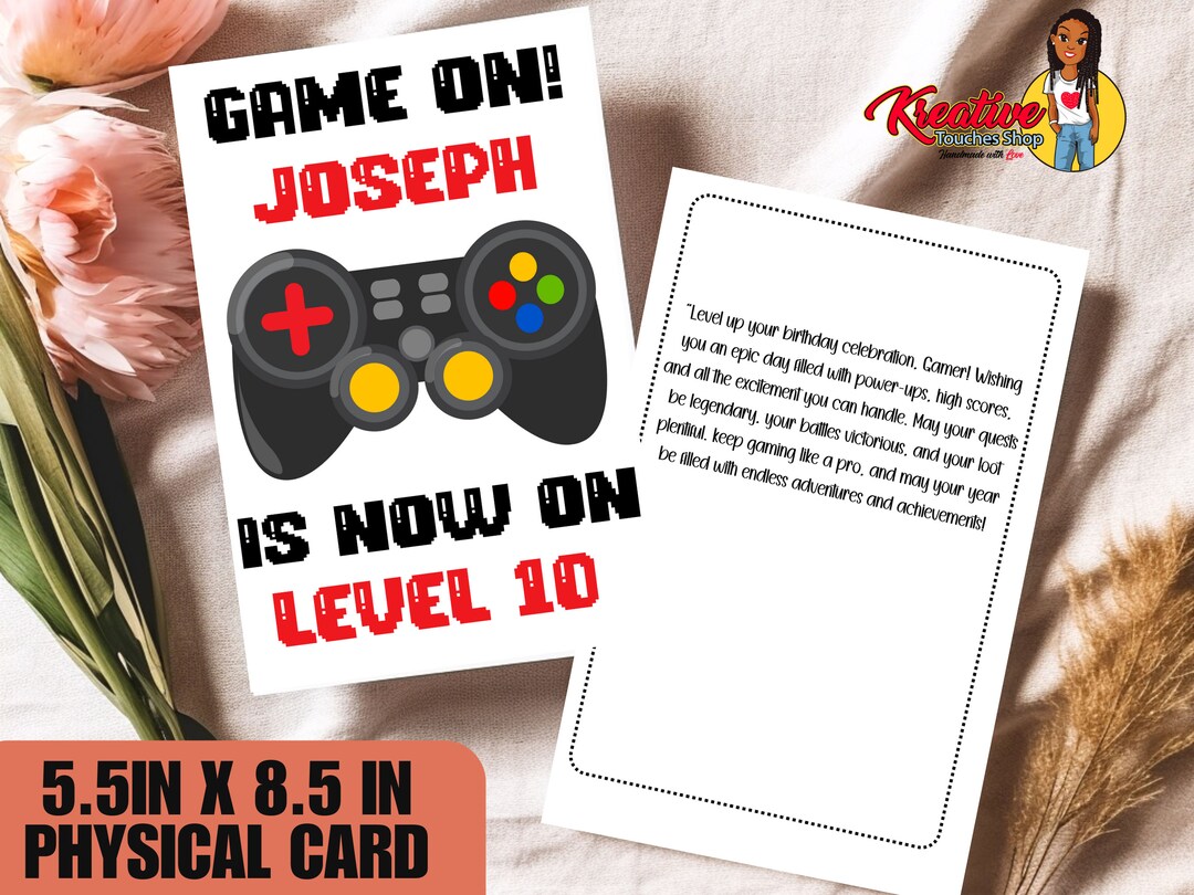 Personalized Birthday Card for Boys, Birthday Cards for Boys, Unique ...