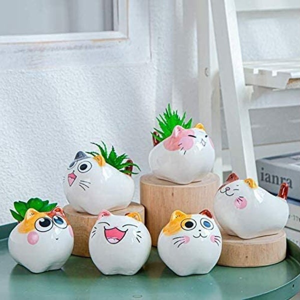 Cute Small Plant Pot Ceramic - Etsy