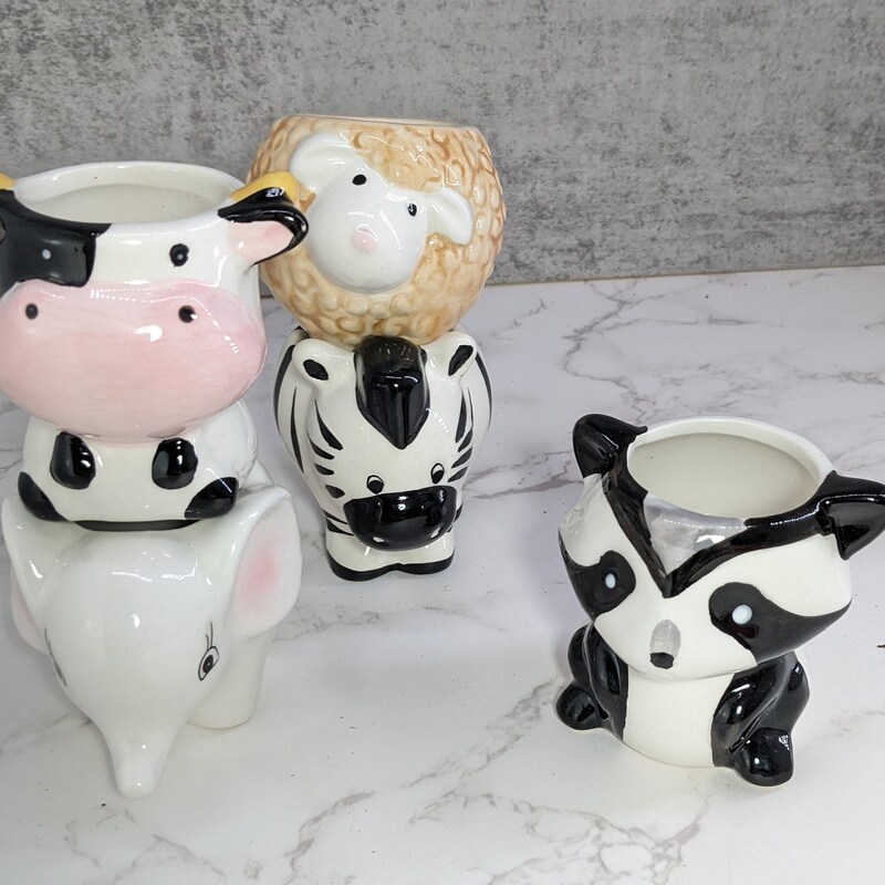 Animal Plant Pot - Etsy