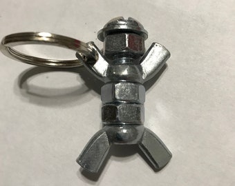 Nuts and Bolts Keychain - Etsy