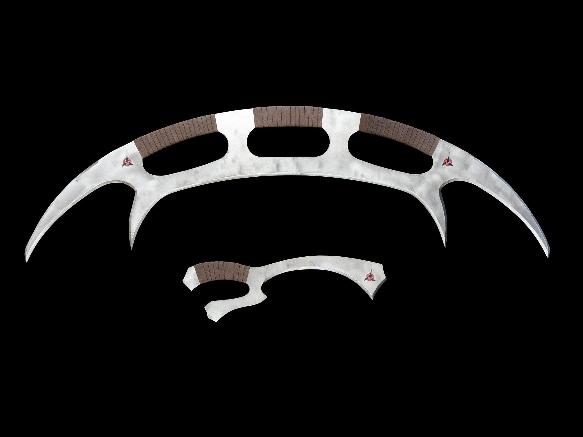Klingon Bat'leth & Mek'leth Combo Replicas - Etsy UK