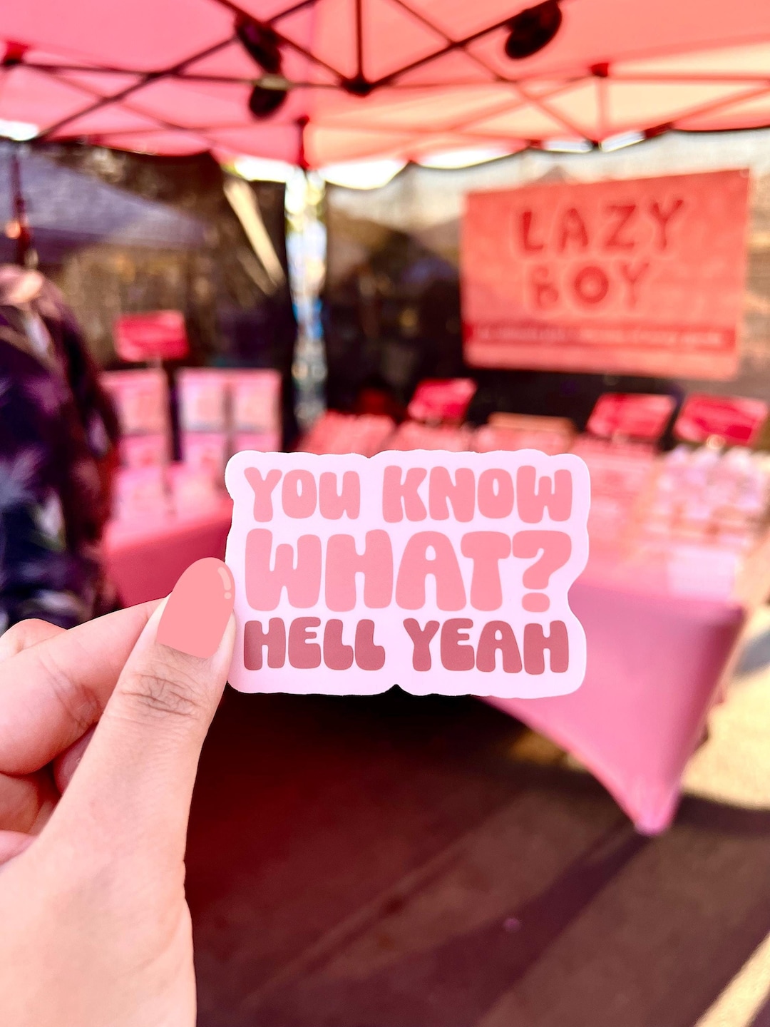 You Know What? Hell Yeah Sticker/magnet, 3x2" - Etsy