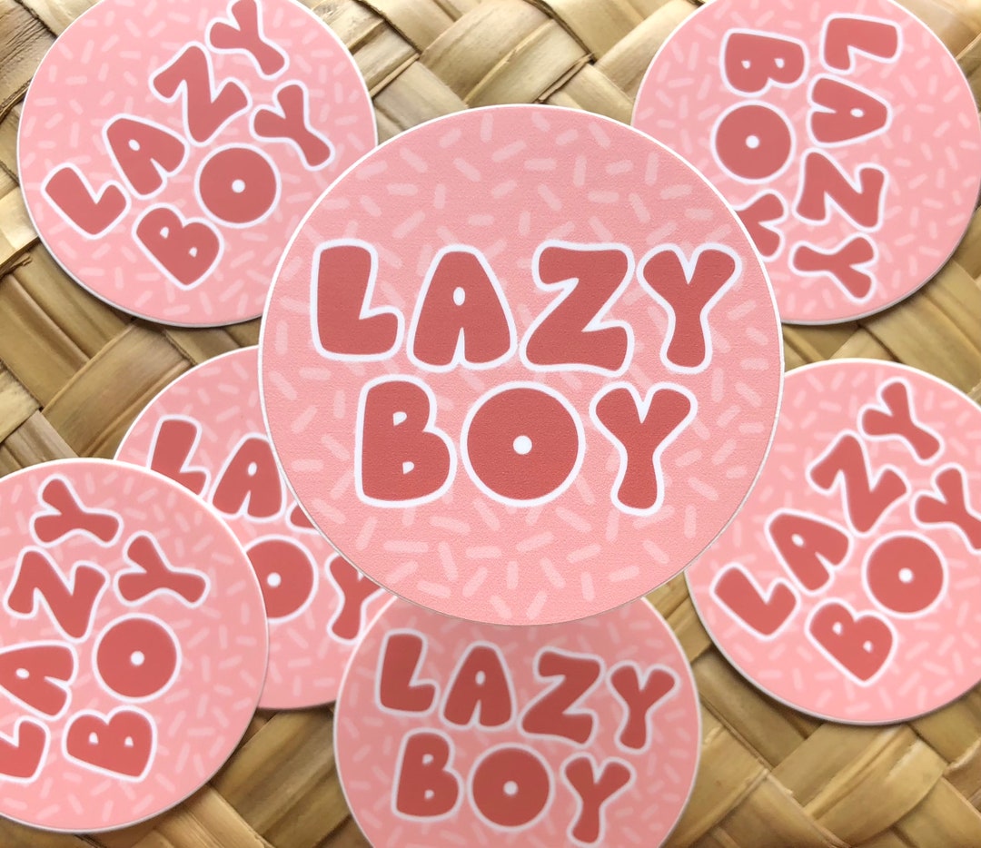 Lazy Boy Logo Sticker, 3x3in. - Etsy