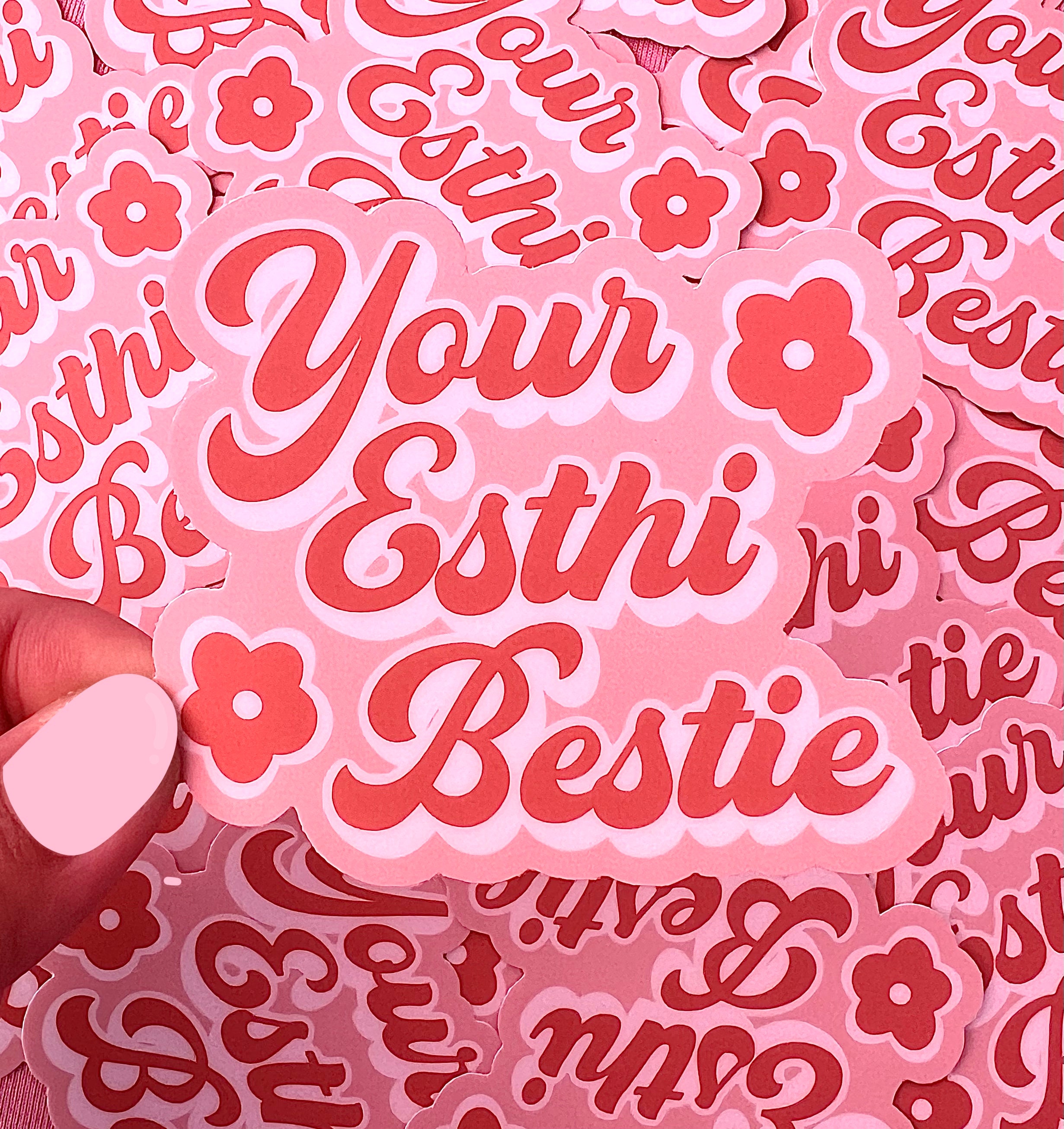 Your Esthi Bestie Sticker, 3x2.5 - Etsy