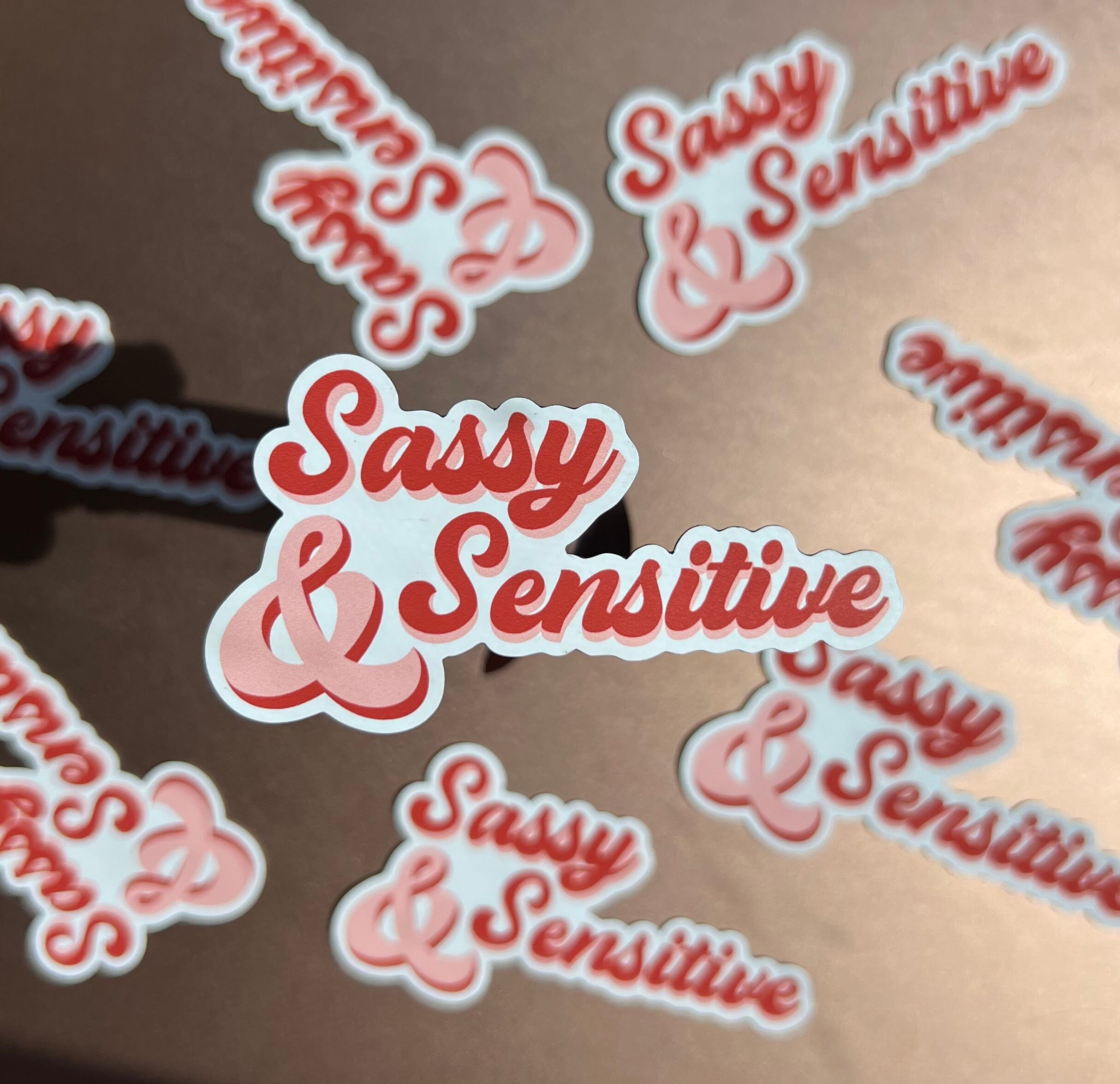 Sassy and Sensitive Magnet, 3x1.6 In. - Etsy