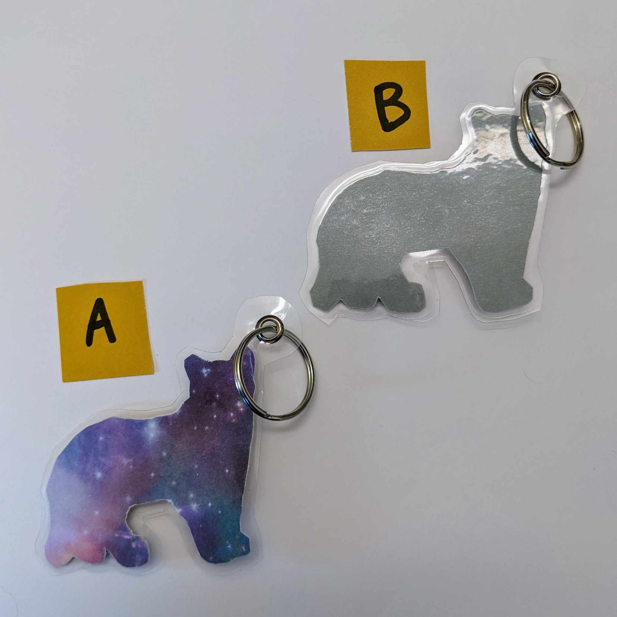 Ocelot Keychain Handmade Laminated Keyring / Charm | Stylized Wildlife ...