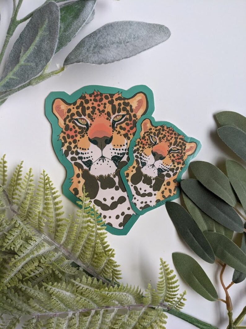 Jaguar Head Sticker Vinyl Weatherproof Sticker - Etsy