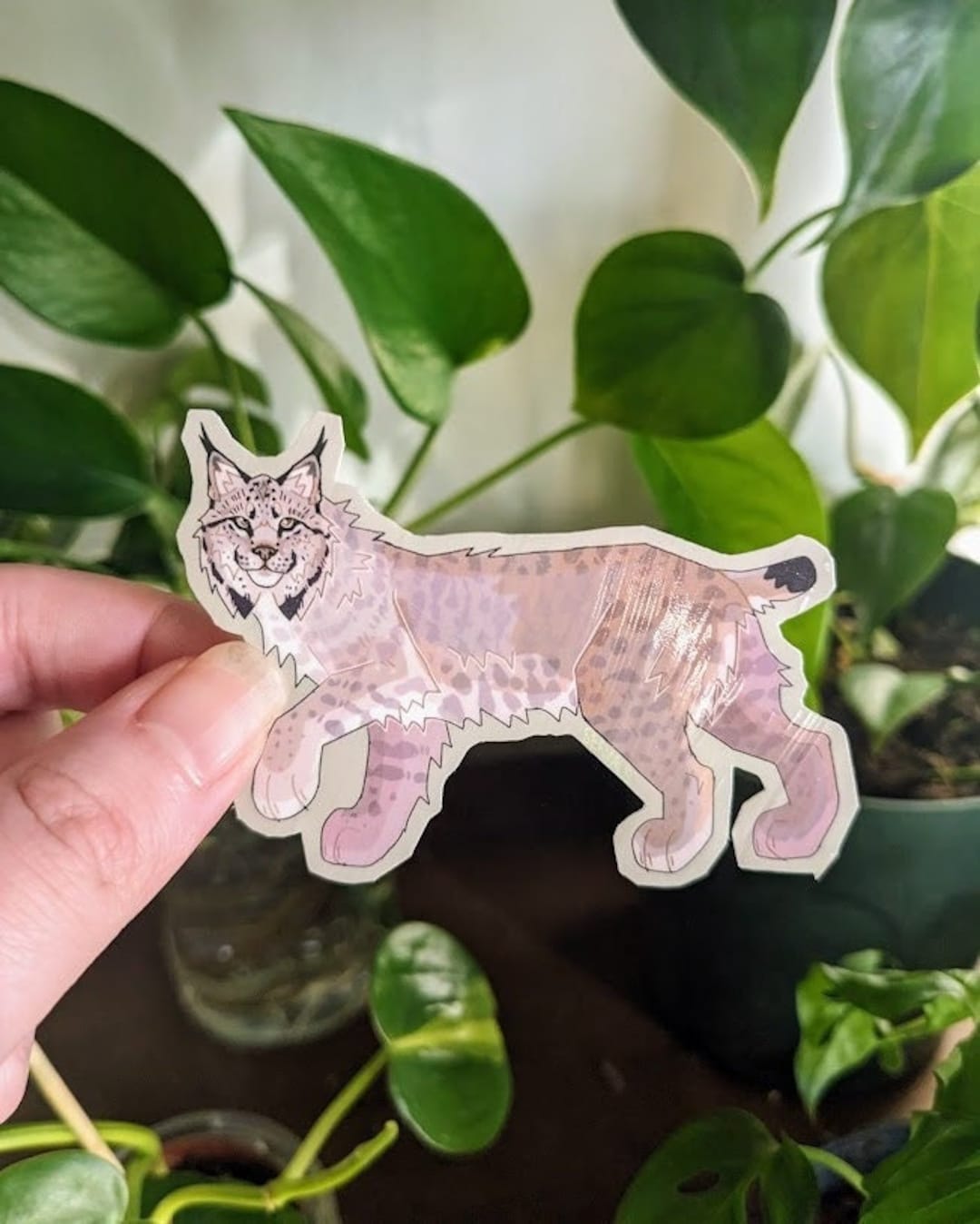 Canadian Lynx Sticker Vinyl Weatherproof Sticker - Etsy
