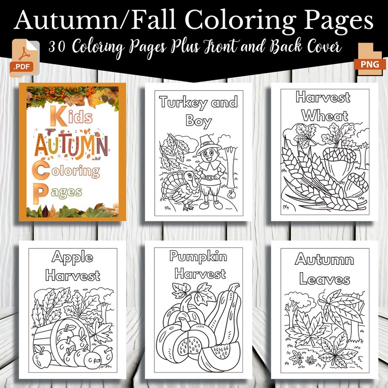 Kids Autumn Coloring Pages| Printable Fall Coloring Sheets| Thanks ...