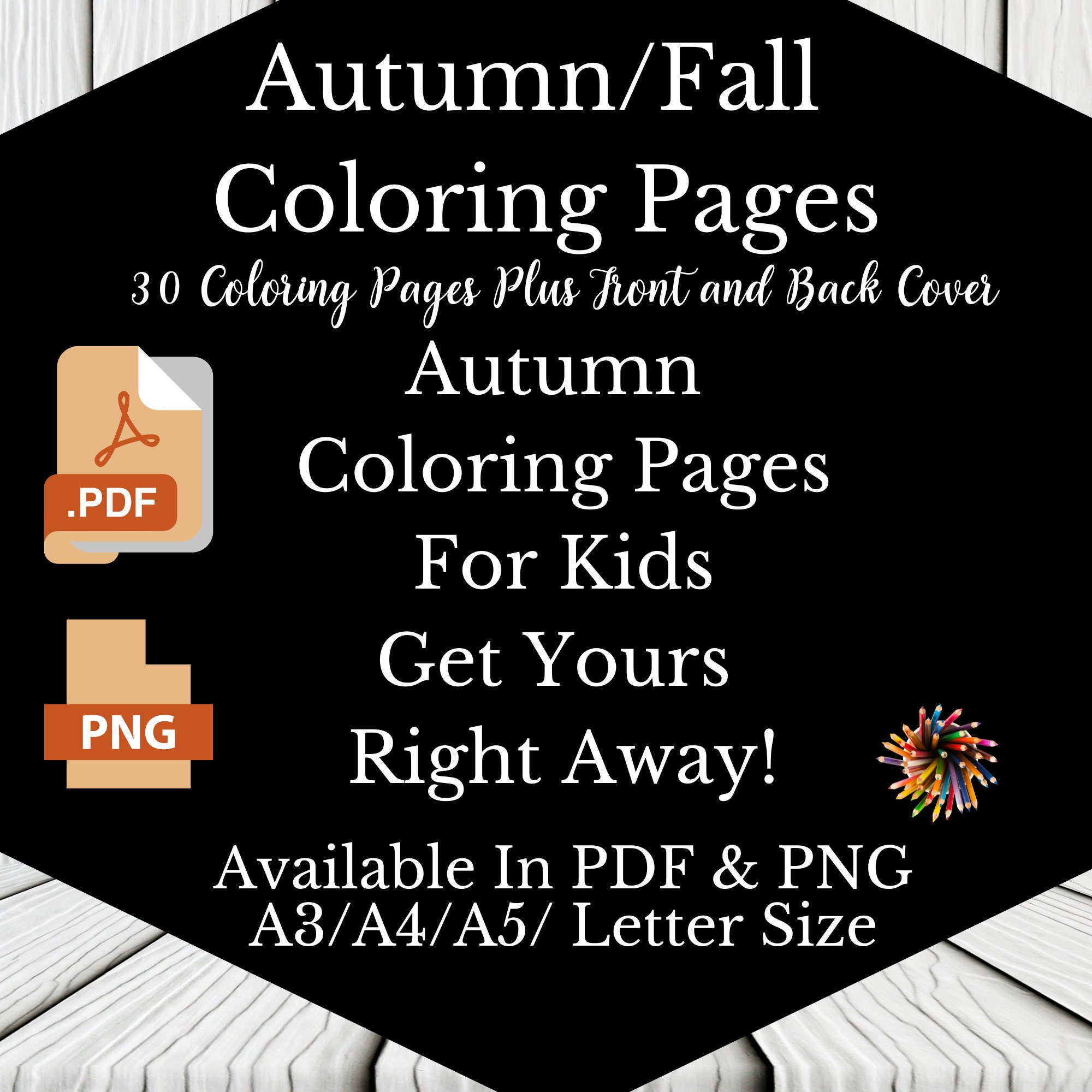 Kids Autumn Coloring Pages Printable Fall Coloring Sheets Thanks Giving ...
