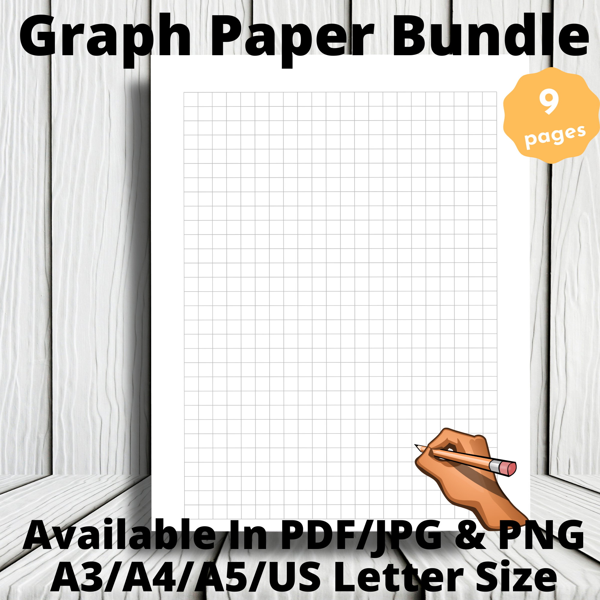 Graph Paper Bundle|experiment Journal|lab Notebook|minimalist Note ...