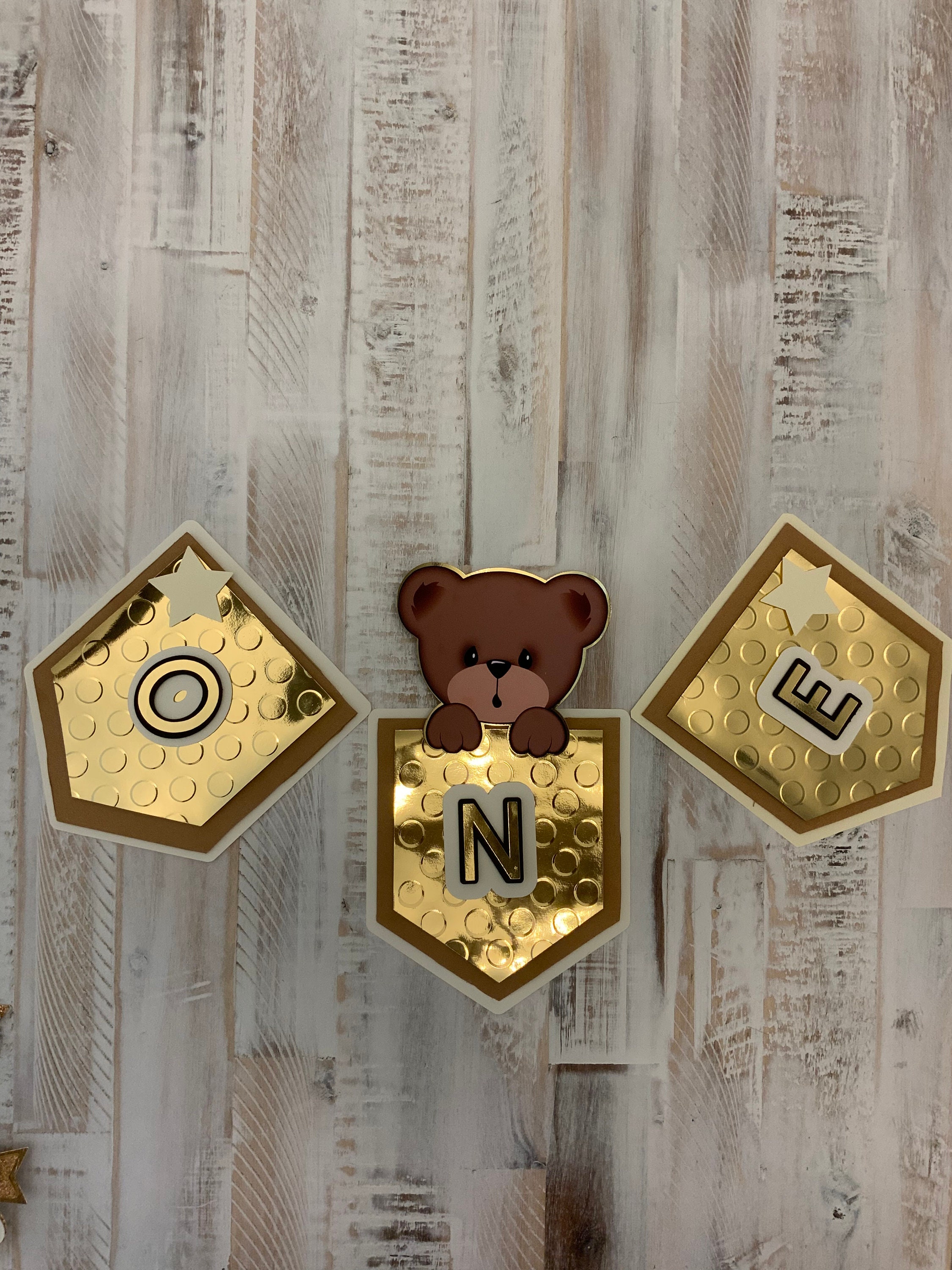 Teddy Bear 3D Letter: Custom Name Sign, Birthday Party Decor - Etsy