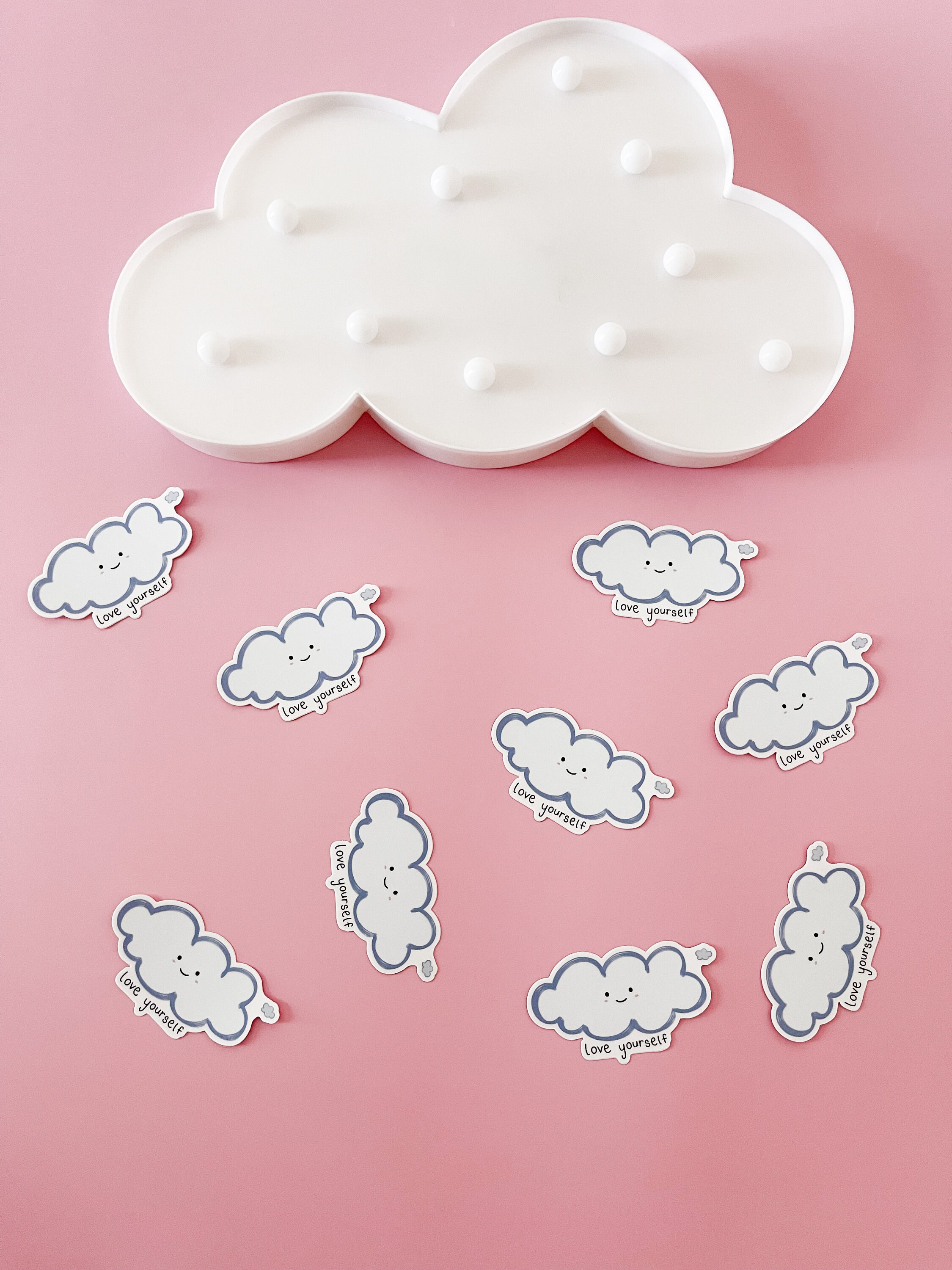 Cute Cloud Sticker - Etsy