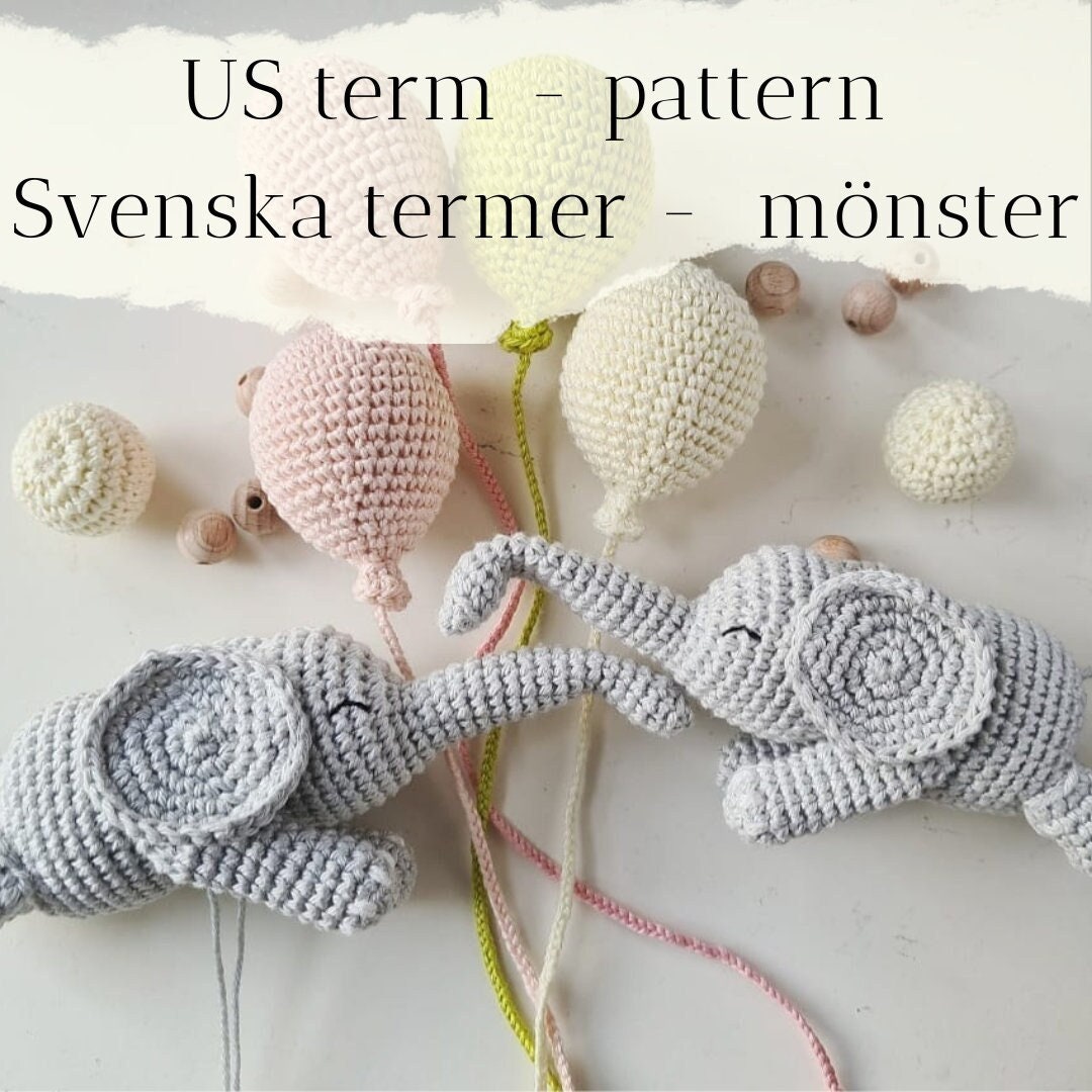 The Little Elephant -esther- English Crochet Pattern/us Term - Den ...