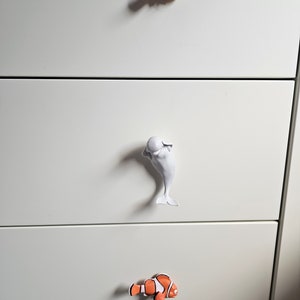 Clown Fish Nemo Dory Octopus Otter Whale Drawer Handles Knobs Pulls X6 ...