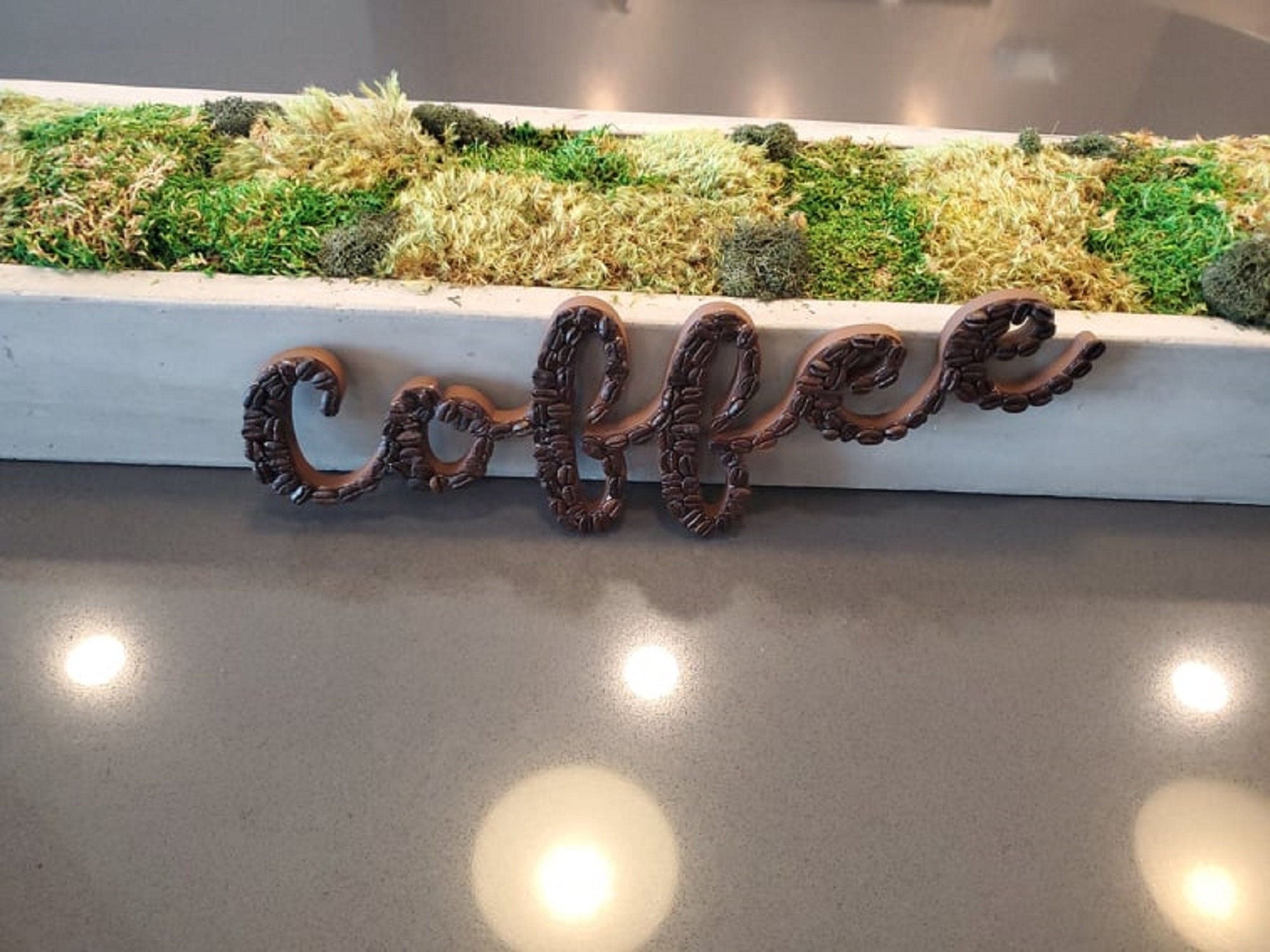 Real Coffee Bean Wall Decor Matte - Etsy