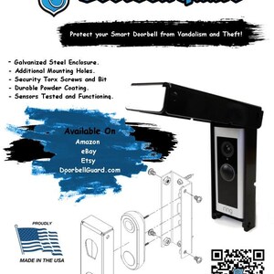 Blink STEEL Doorbell Guard Cover Protection Case Security - Etsy