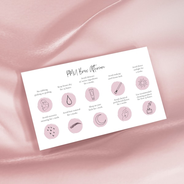 Pmu Business Cards Template - Etsy