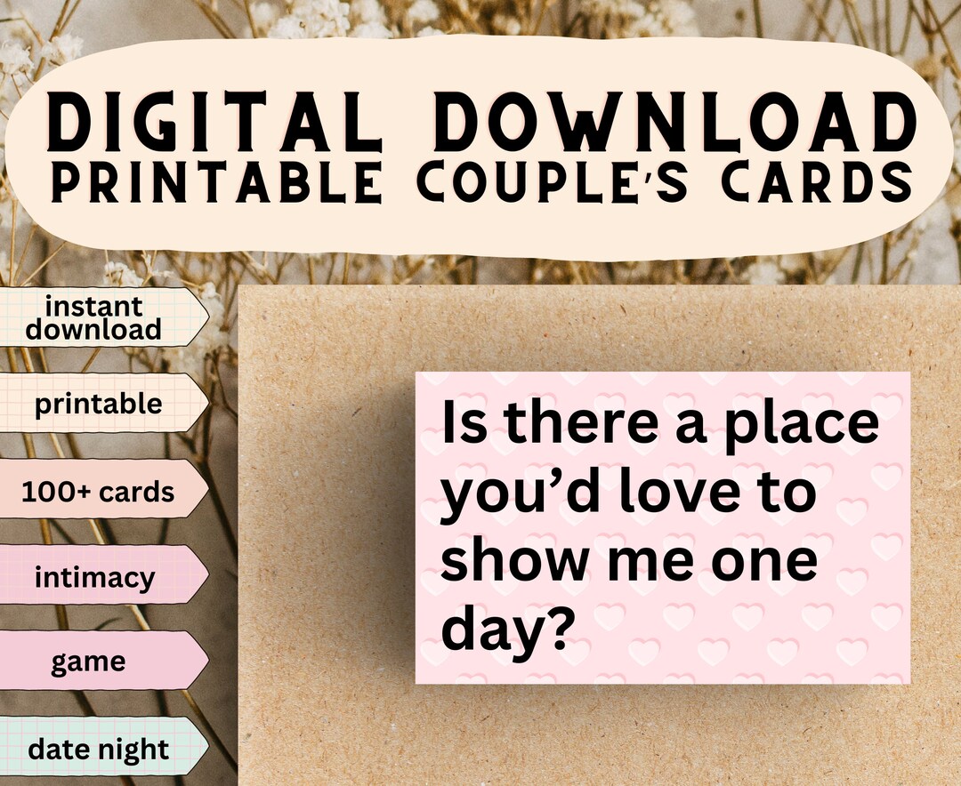 Buy Printable Couples Cards for the Couple Check-in: Promote Online in ...