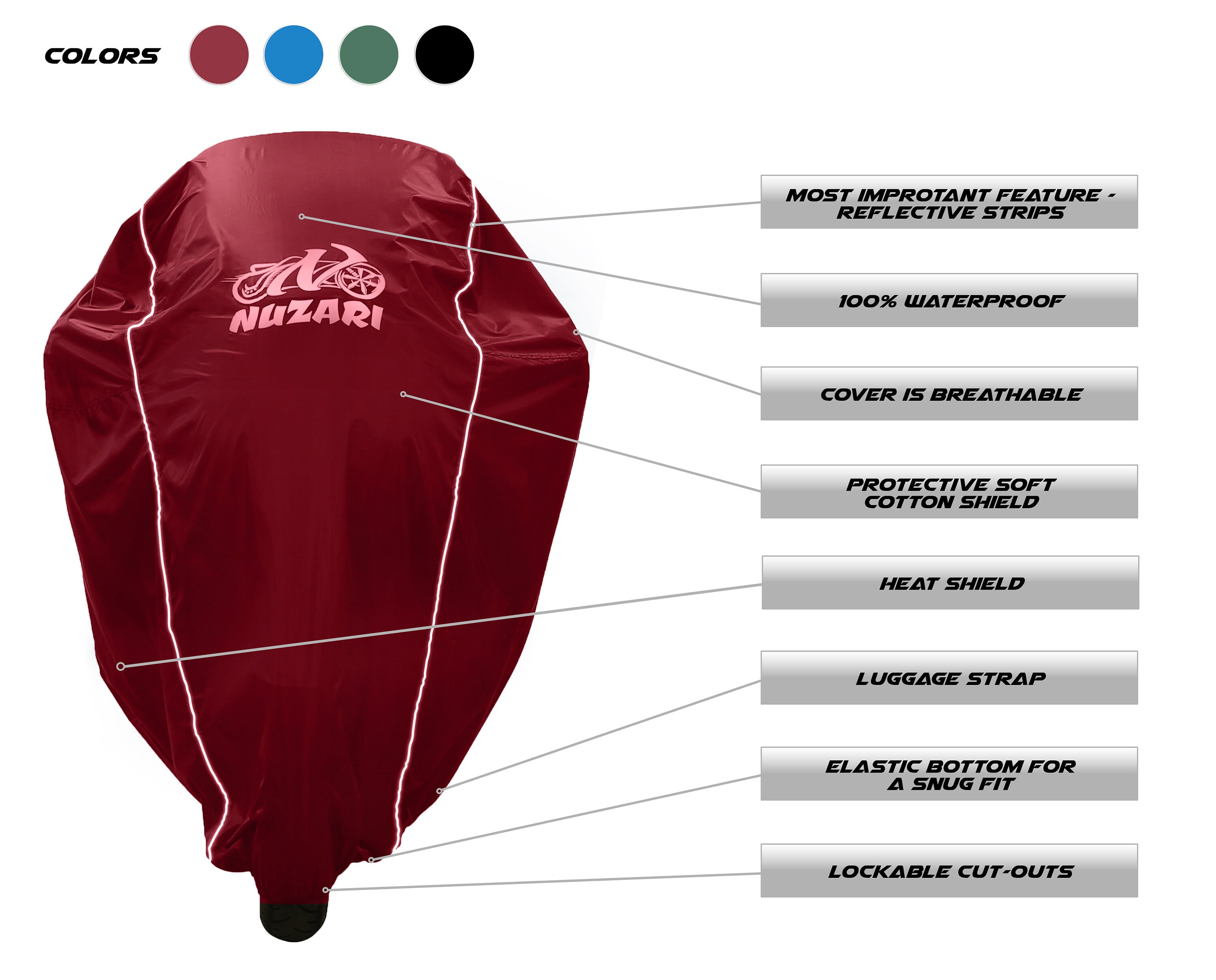 Premium Motorcycle Storage - Motorcycle Covers - Waterproof Motorcycle ...