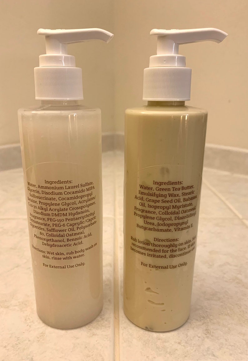 Oats, Milk & Honey Bath Set - Body Wash, Creamy Lotion - Etsy