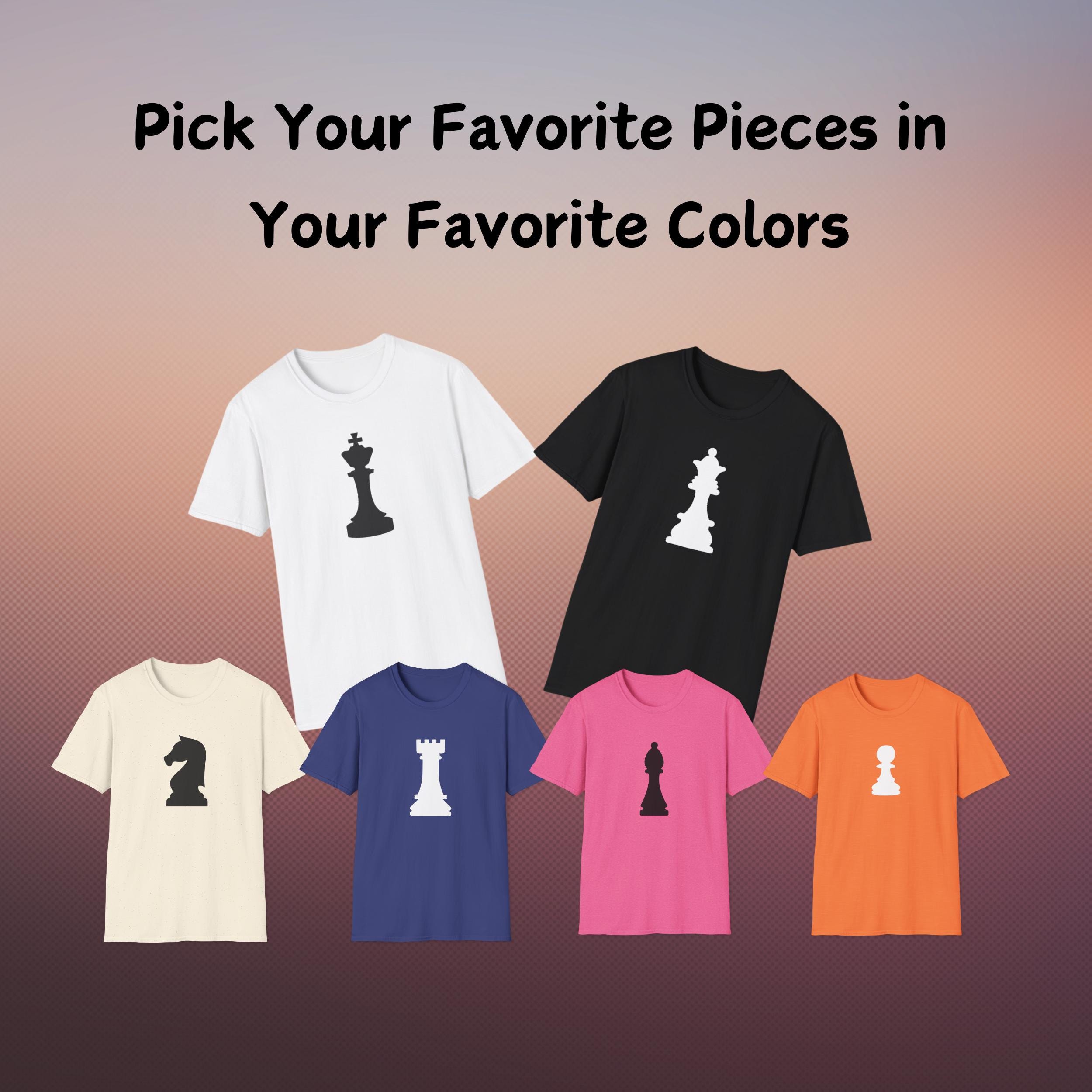 Black King Chess Set Group Costume Shirts, Mix & Match Chess Pieces for ...