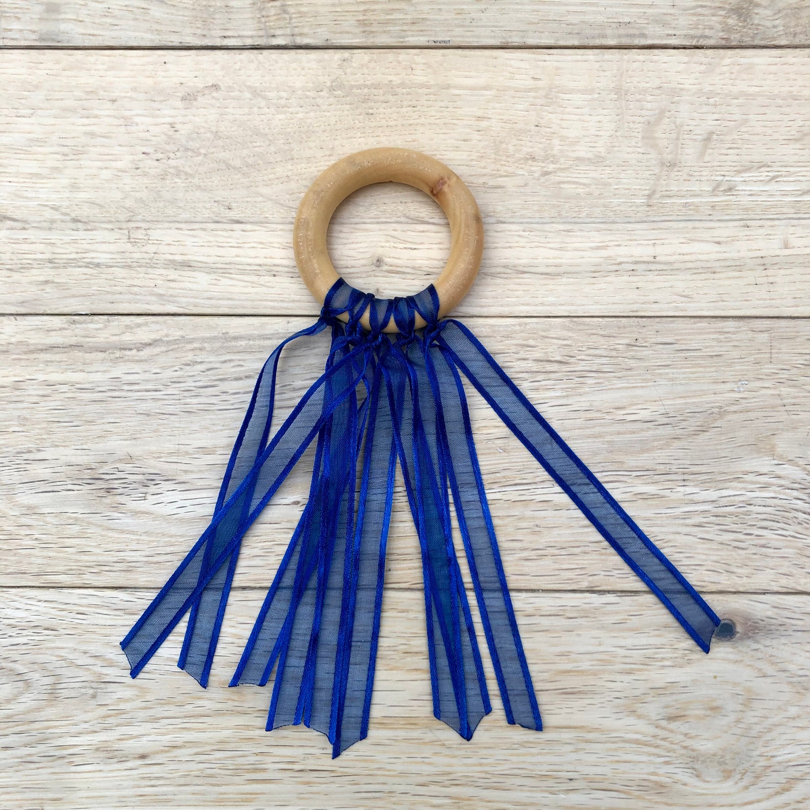 Sensory Ring / Wooden Toy / Gift / Child / Toddler / Ribbon - Etsy UK