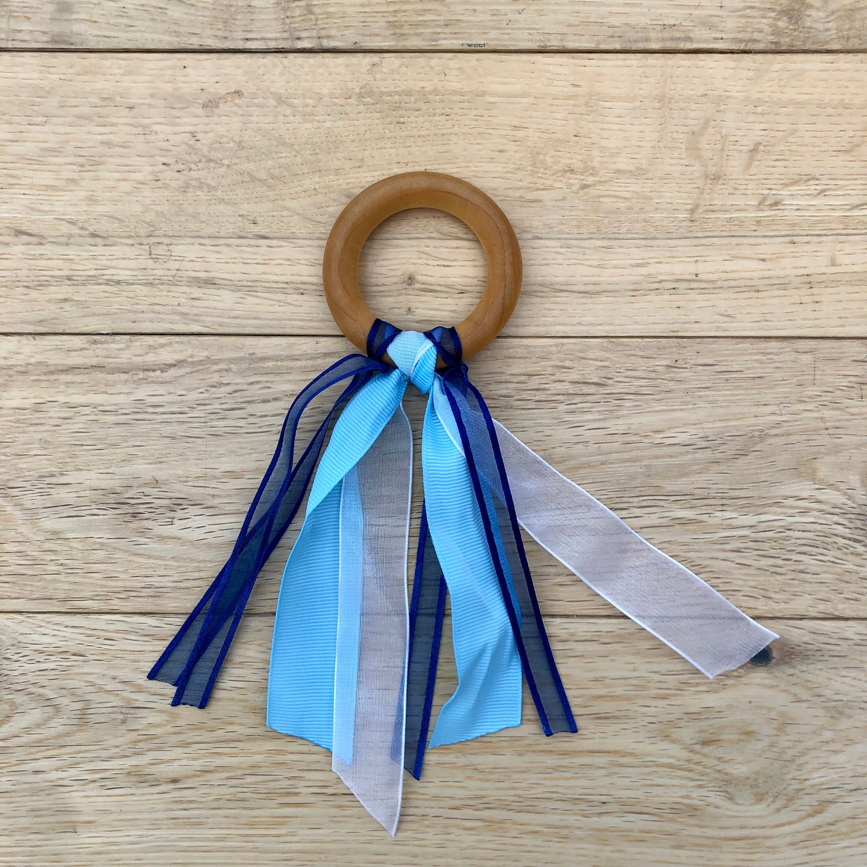 Sensory Ring / Wooden Toy / Gift / Child / Toddler / Ribbon - Etsy UK