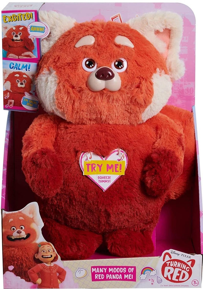 NEW Disney Pixar Turning Red Movie Red Panda Plush Toy 13inch | Etsy