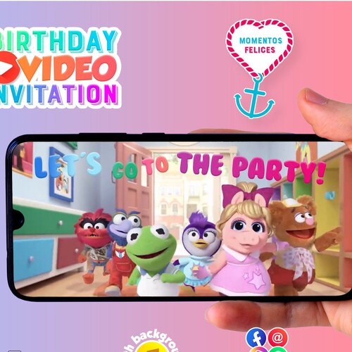 Muppet Babies Invitation Muppet Babies Birthday Party - Etsy