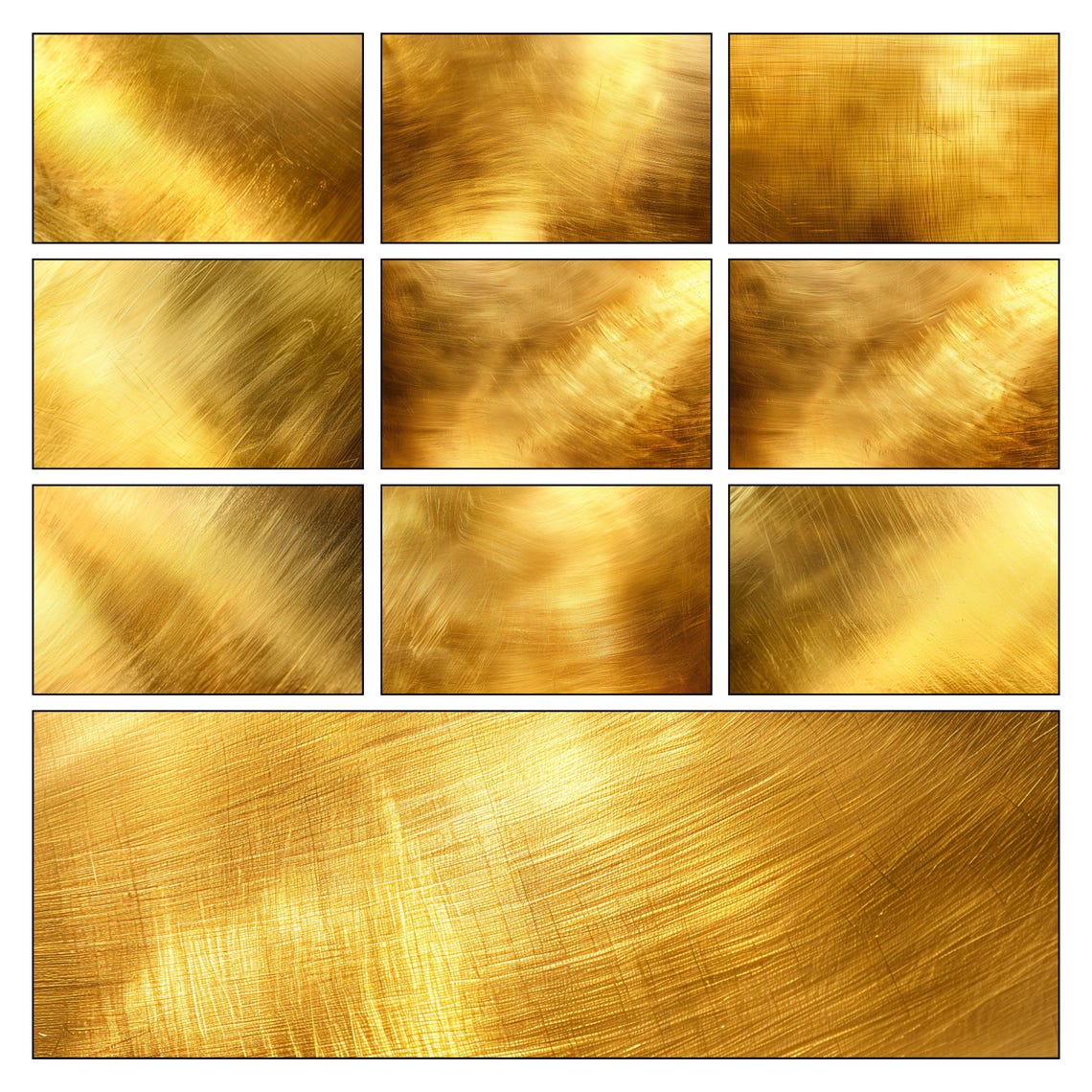 Gold Metal Texture Backgrounds, Metal Texture, Digital Paper, Metallic ...