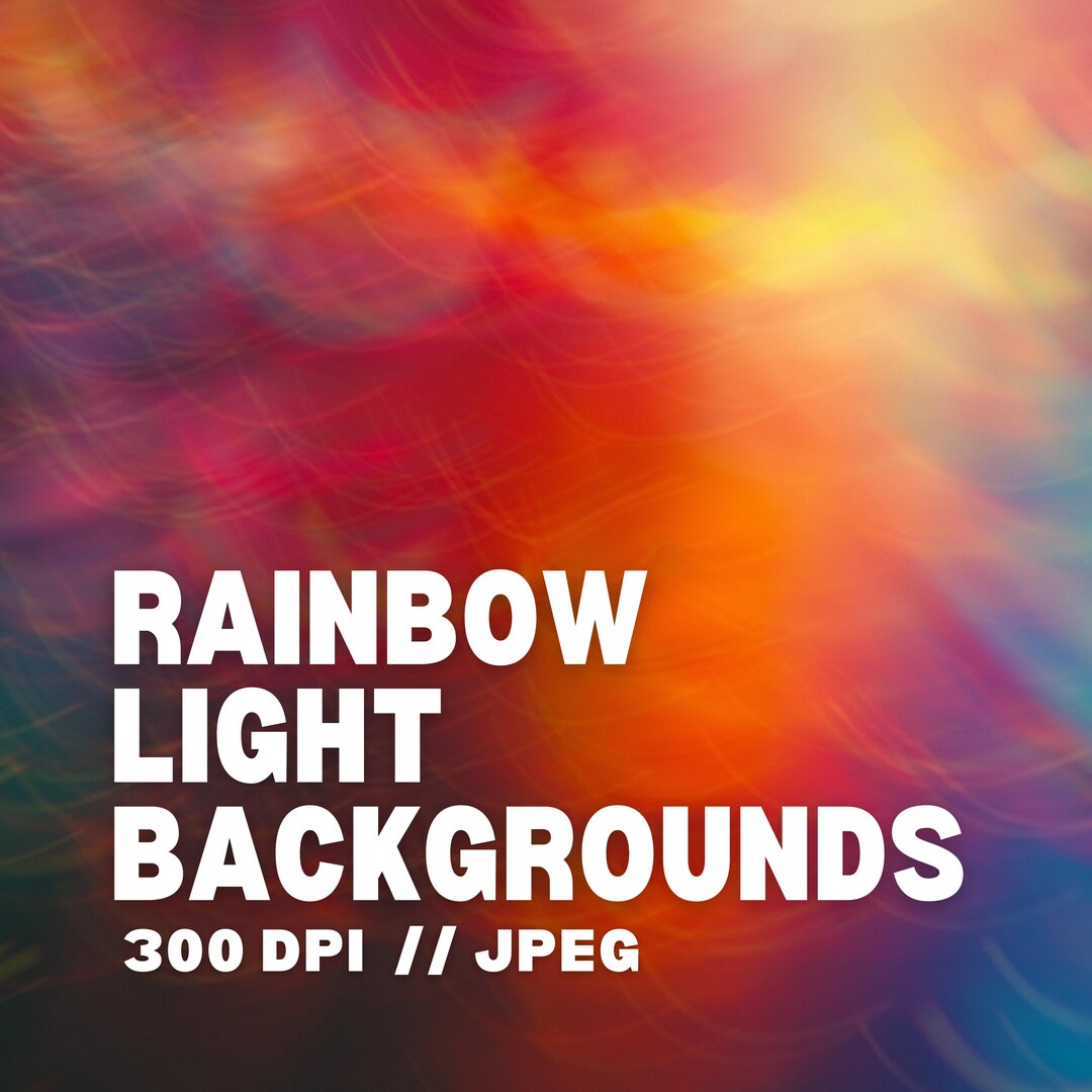 8 Rainbow Light Backgrounds, Light Textures, Colorful Backdrops ...