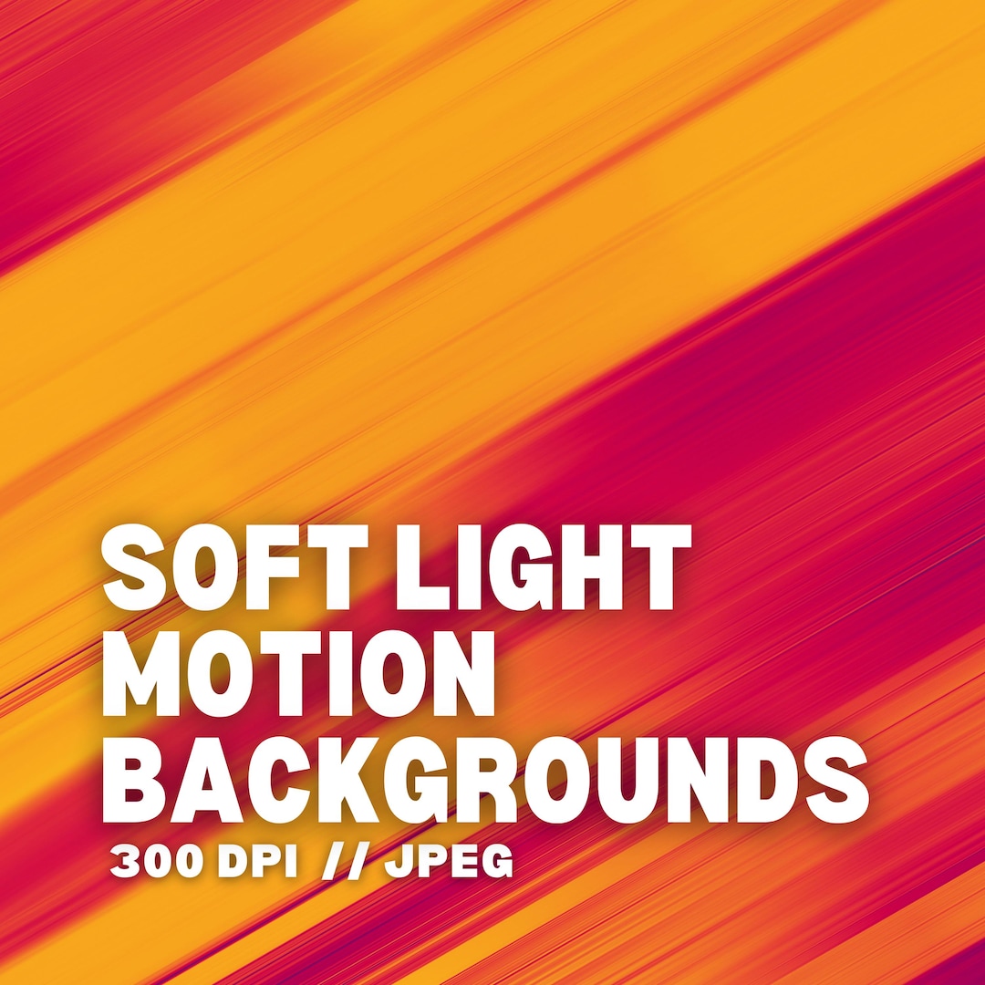 Soft Light Motion Backgrounds, Motion Overlay, Digital Texture, Soft ...