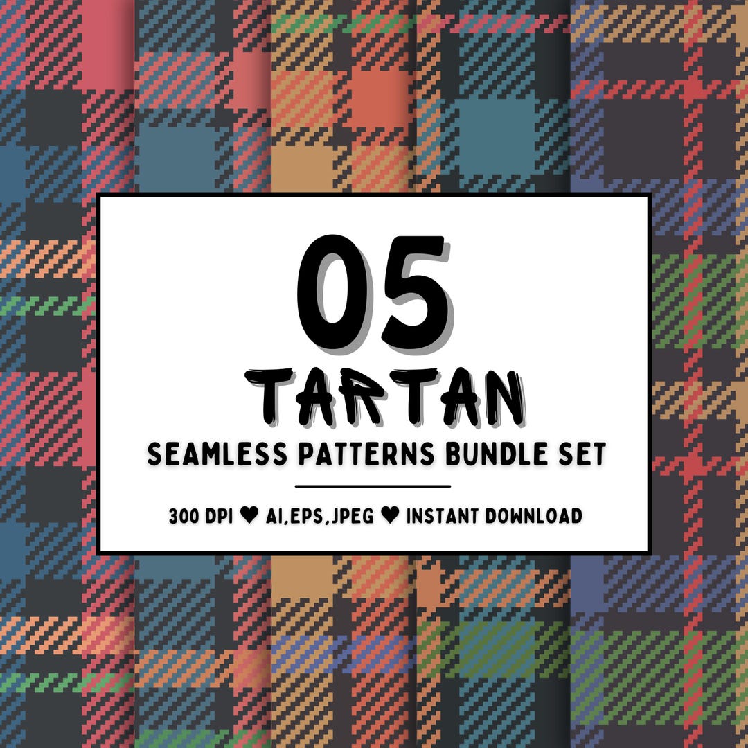 Seamless Tartan Patterns, Seamless Plaid,digital Tartan, Plaid Print ...