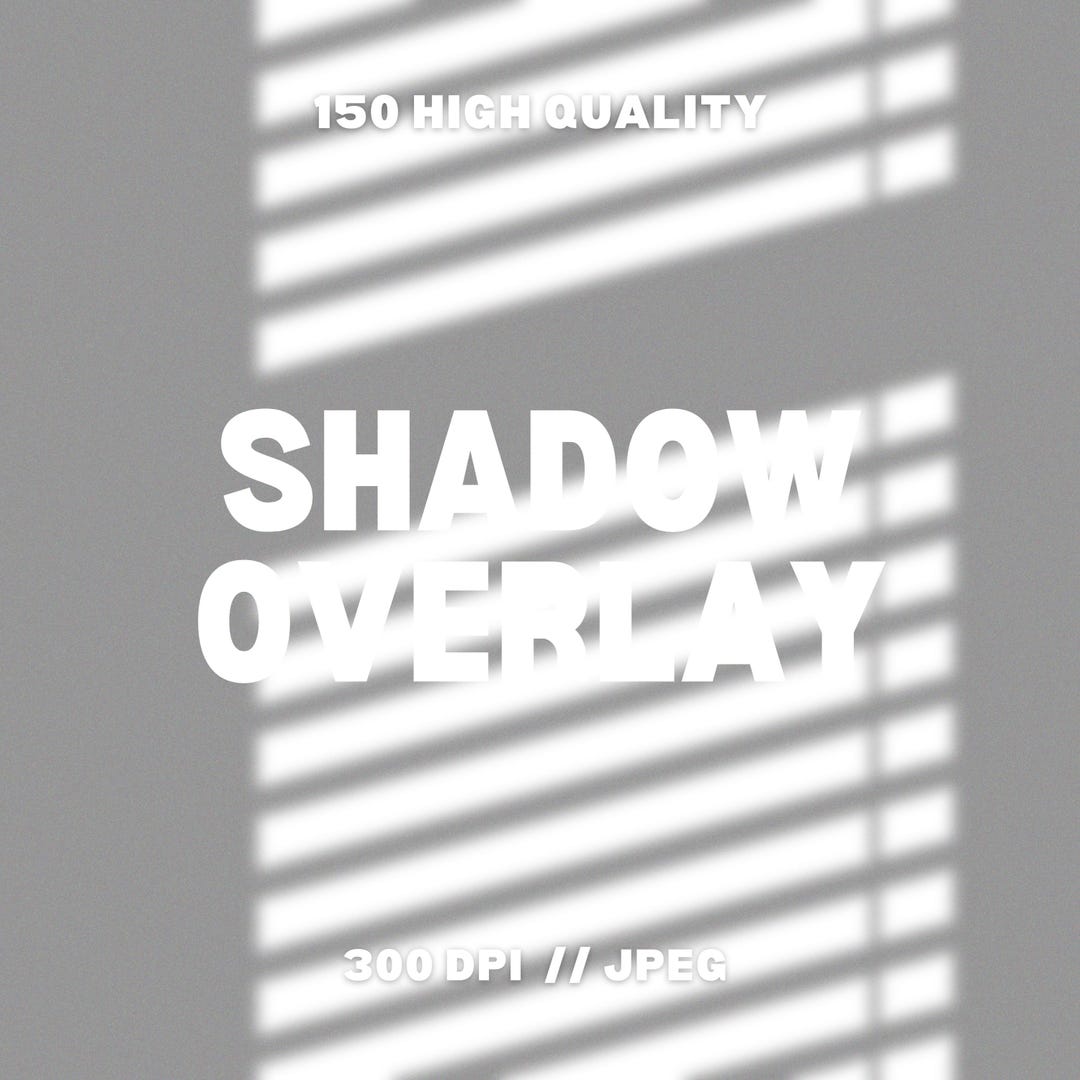 Shadow Overlay, Realistic Shadows, Photo Textures, Digital Overlays ...