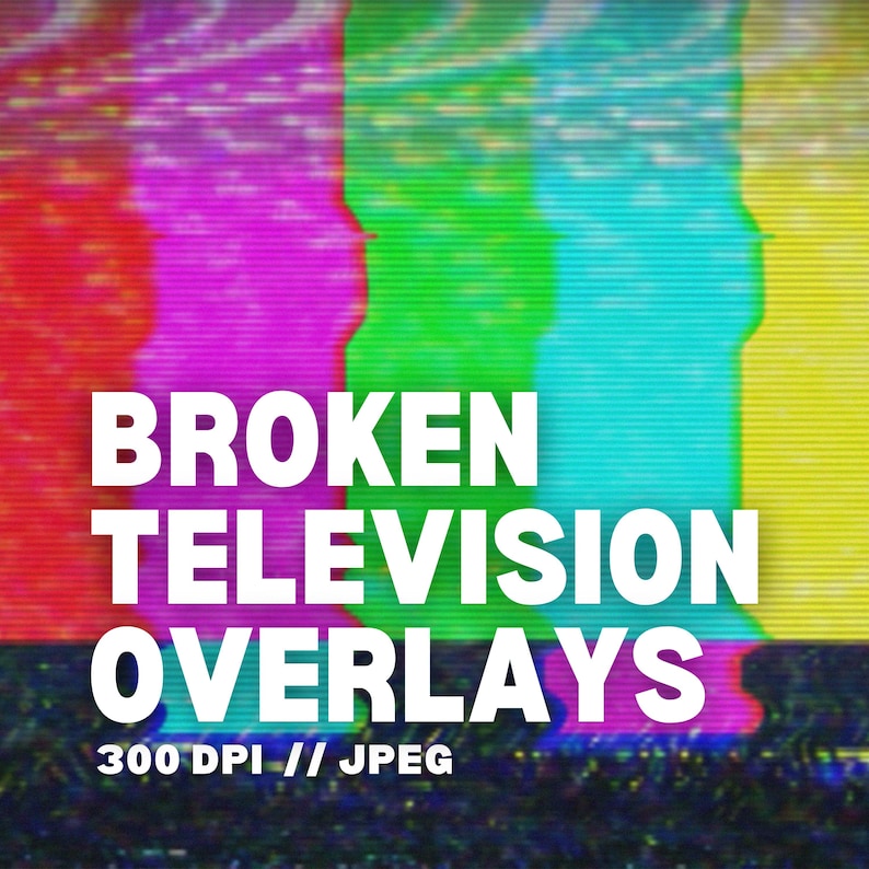 Broken TV Screen Overlays, Broken Tv Screen, Tv Glitch Overlay, Glitch ...