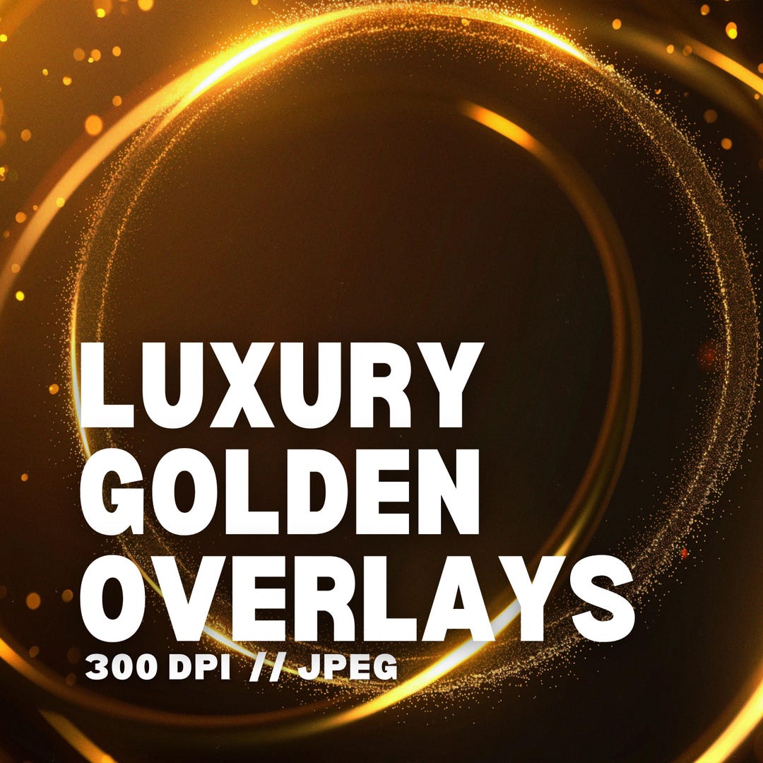 Luxury Golden Overlays, Golden Textures, Shimmer Overlay, Gold ...
