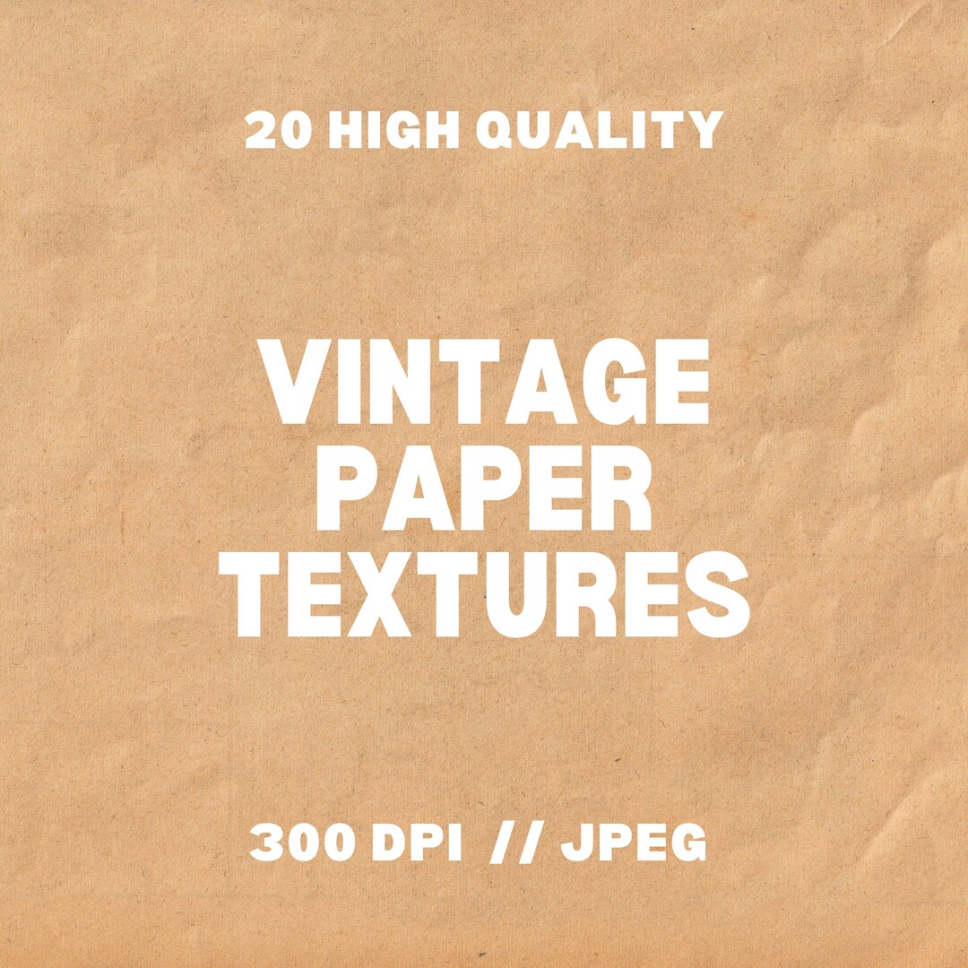 20 Vintage Paper Textures, Aged Paper, Antique Paper, Old Paper ...