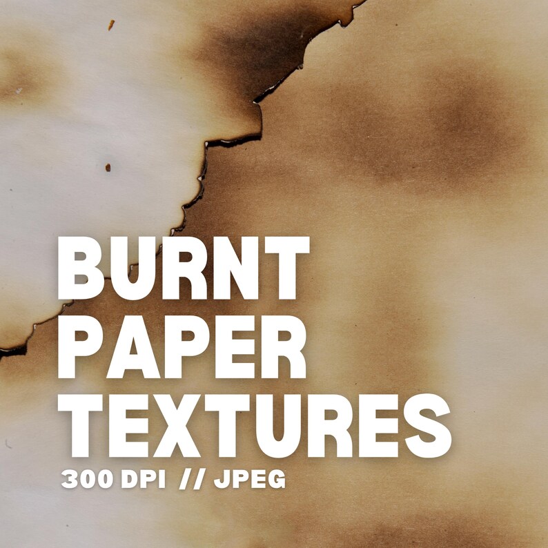 Burnt Paper Textures, Aged Paper, Grunge Texture, Distressed Paper ...