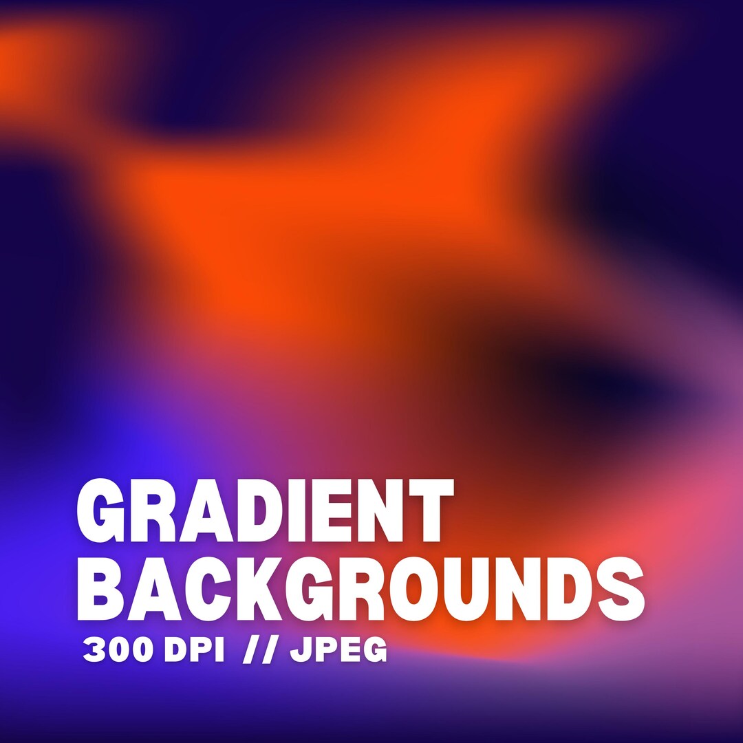 10 Gradient Backgrounds, Digital Backgrounds, Abstract Textures, Modern ...