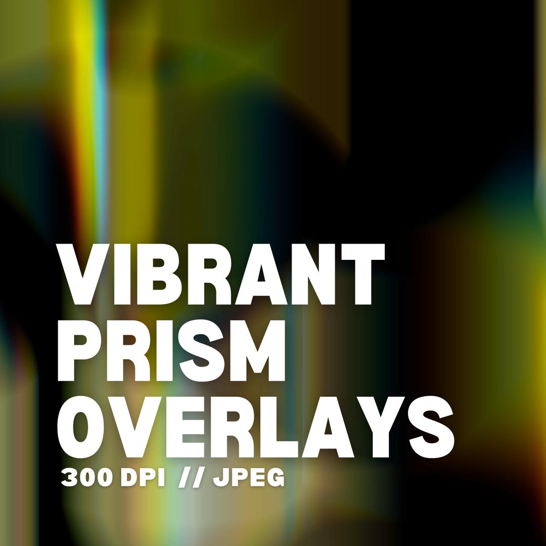 Vibrant Prism Overlays, Lens Flare, Prism Light Overlay, Dreamy Photo ...
