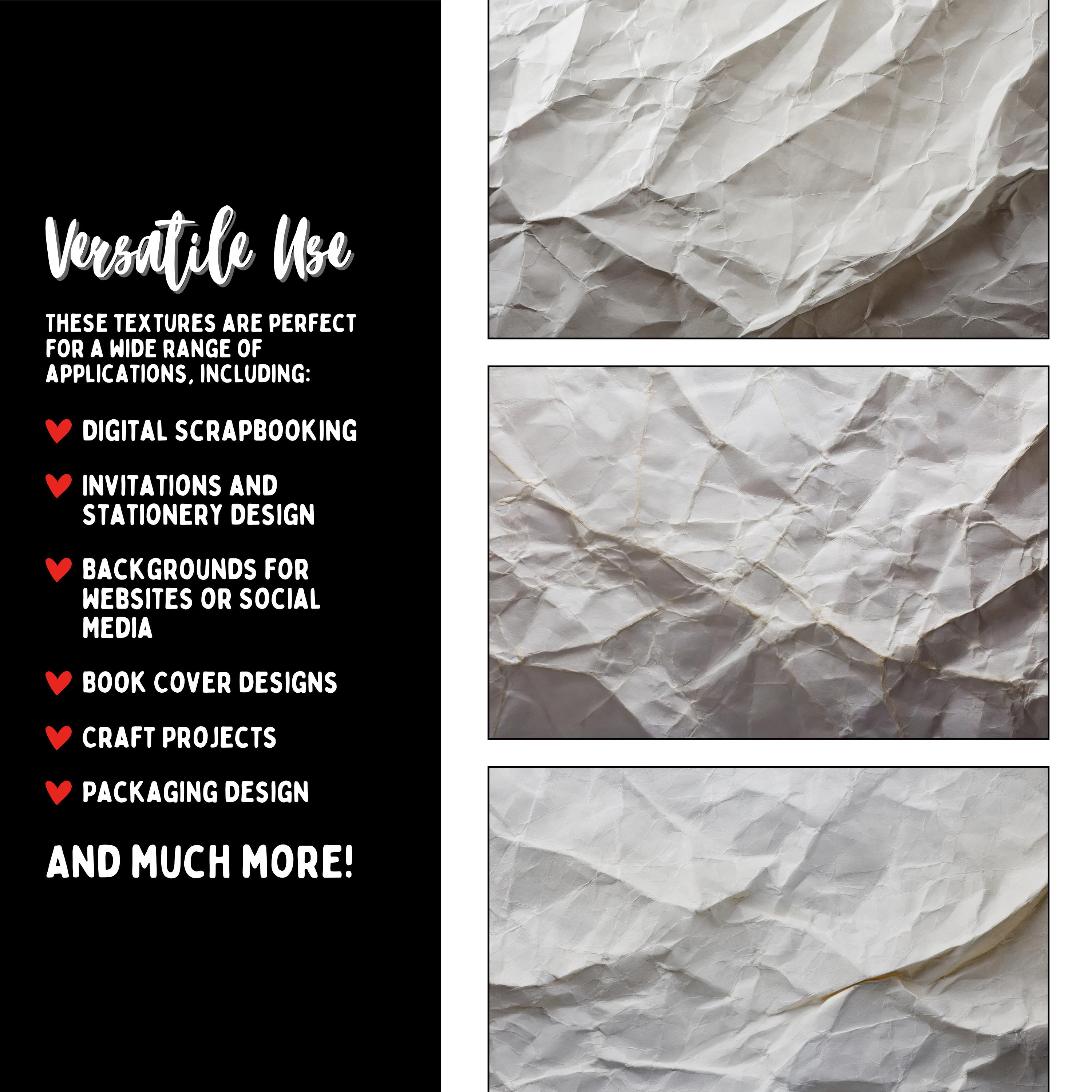 Wrinkled Paper Texture, Paper Texture, Vintage Texture, Grunge Texture ...