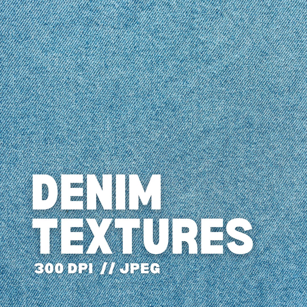10 Denim Textures, Fabric Overlay, Seamless Denim, Printable Texture ...
