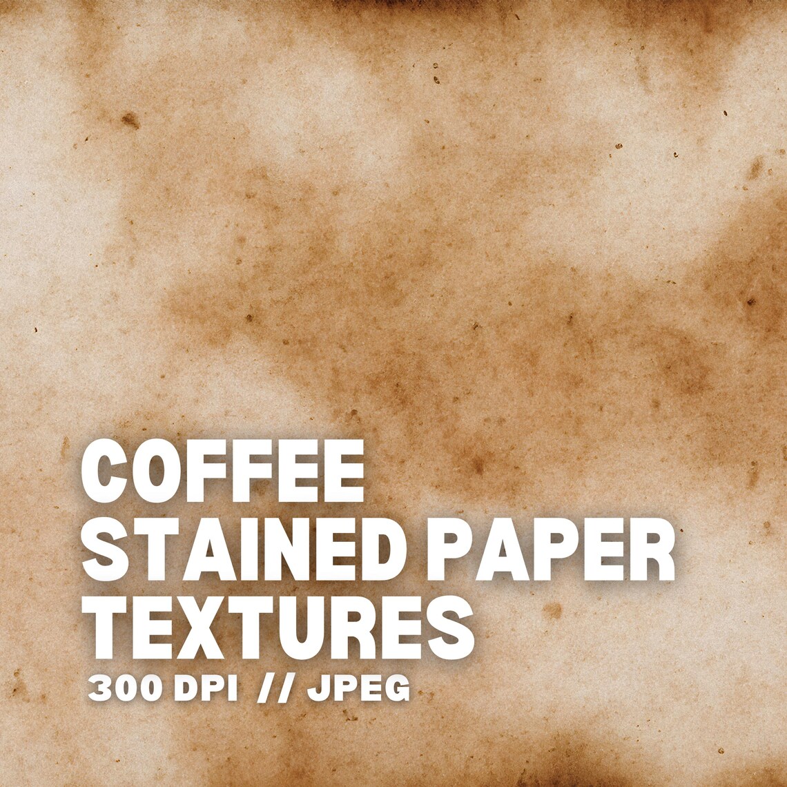 15 Coffee Stained Paper Textures, Vintage Paper, Old Paper, Antique ...
