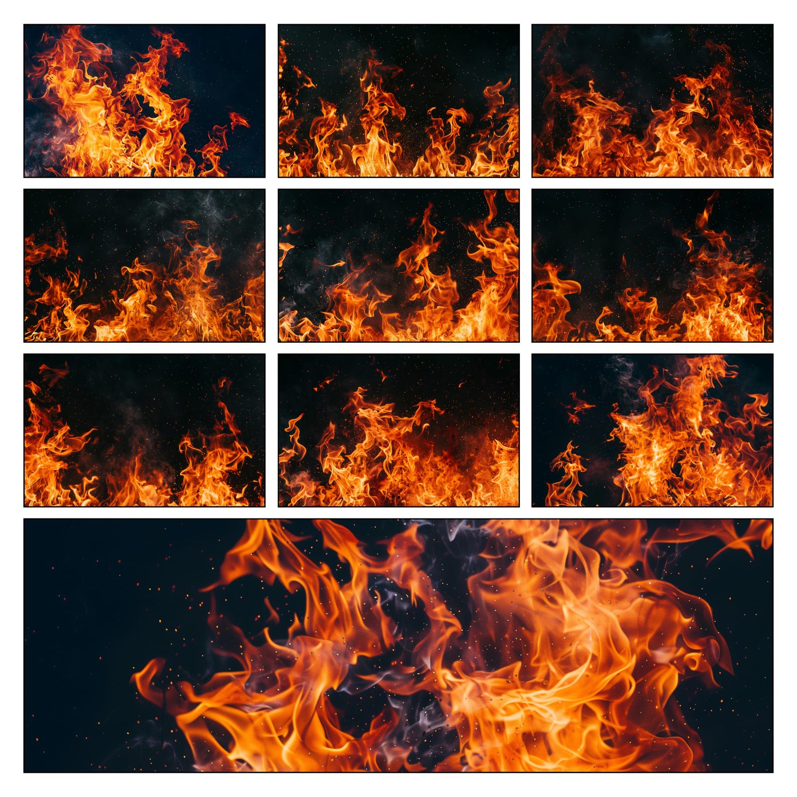 Fire Flames Overlays, Flame Backgrounds, Fire Texture, Flame Effects ...