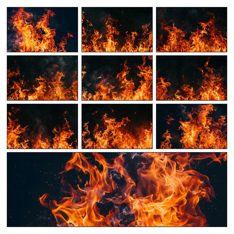 Fire Flames Overlays, Flame Backgrounds, Fire Texture, Flame Effects ...
