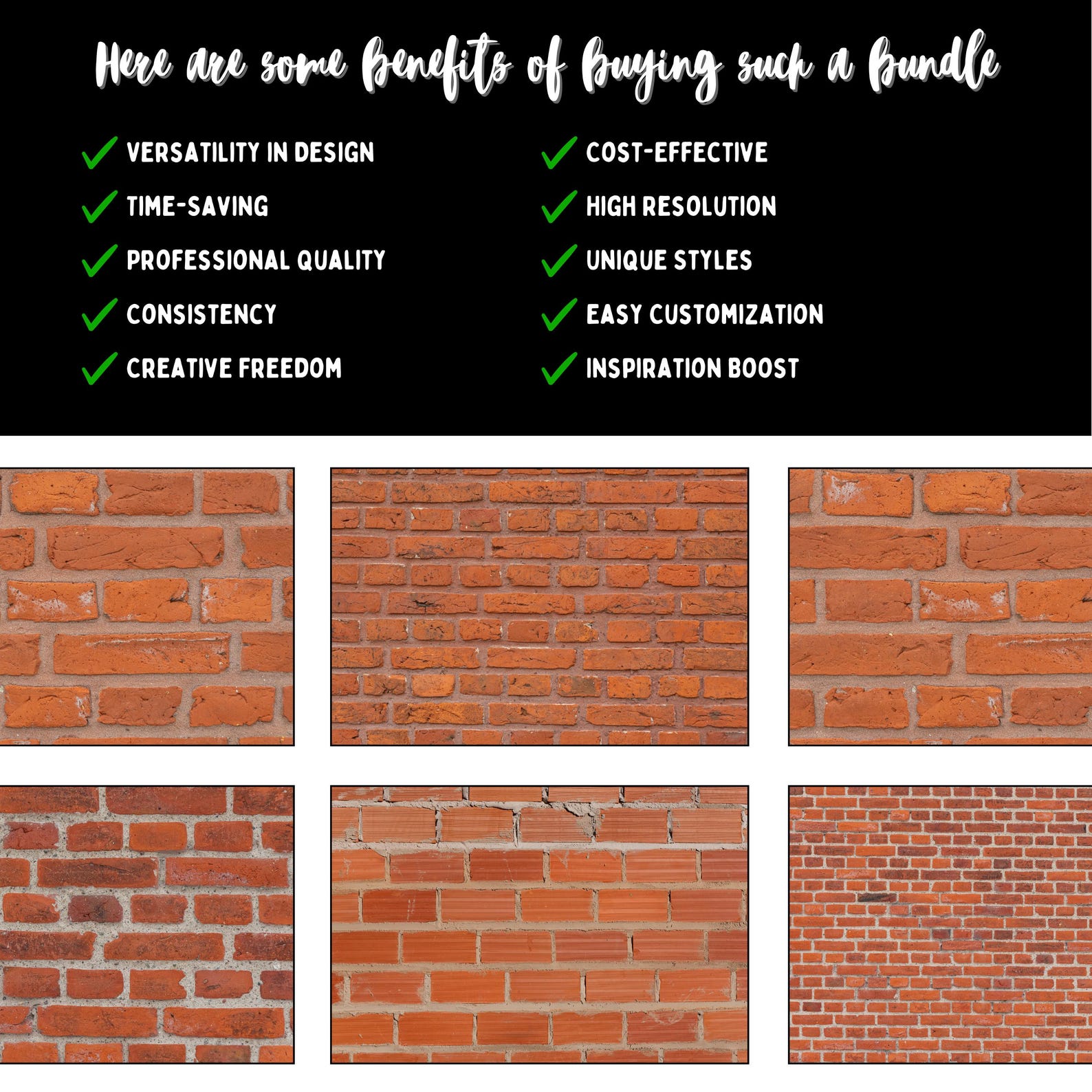 Brick Wall Textures, Wall Texture, Digital Textures, Brick Overlay ...