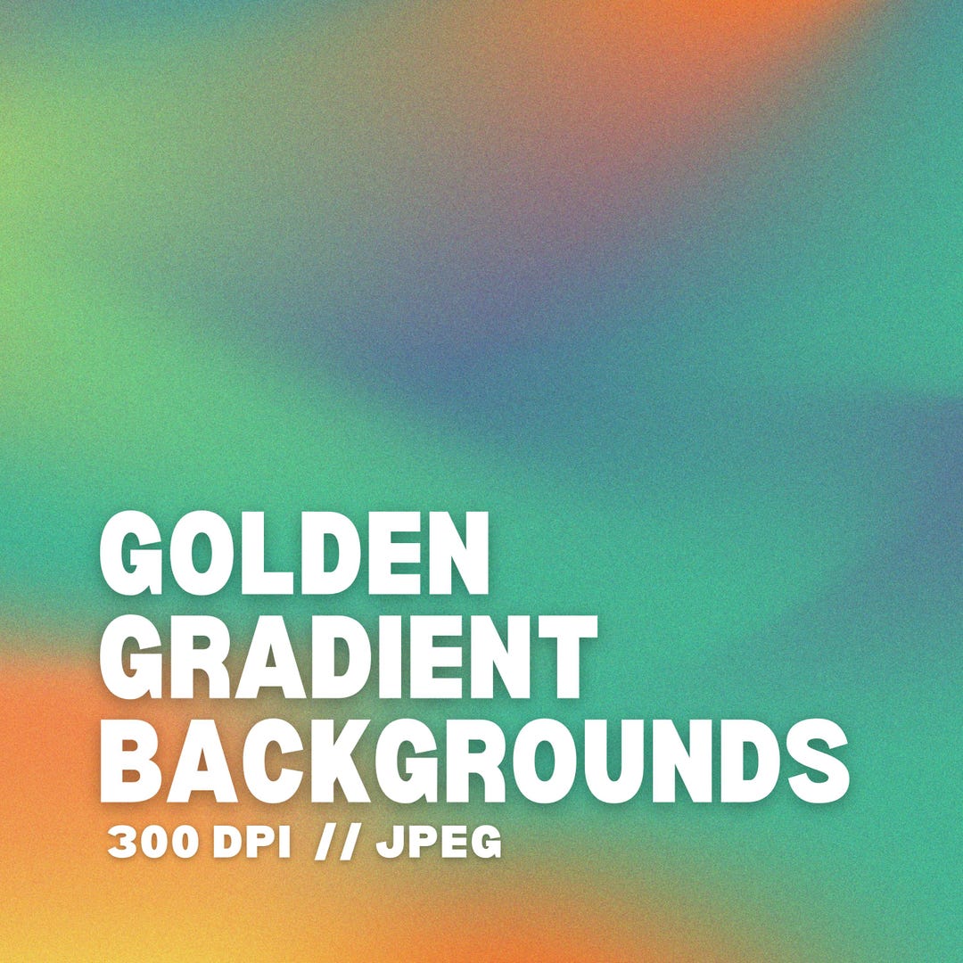 Golden Gradient Backgrounds, Gradient Overlays, Smooth Gradient ...